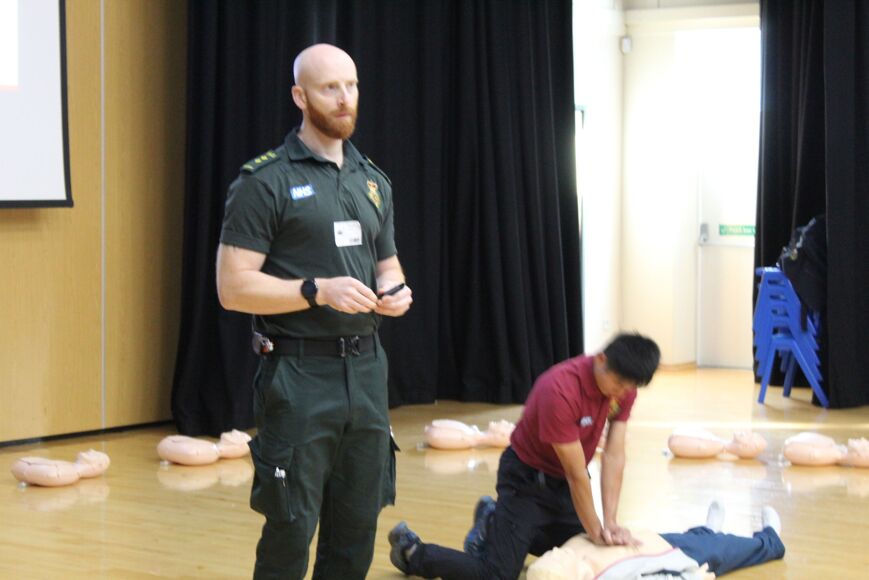 Year 8 students learn CPR for Restart a Heart Day - News Blog - Cockburn John Charles Academy